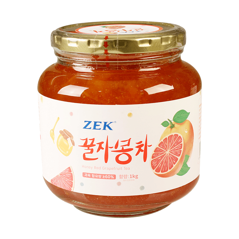 韩国zek蜂蜜红西柚茶1000g