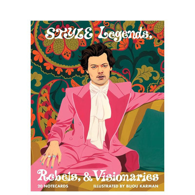 【预售】风格传奇记事本 Style Legends， Rebels， and Visionaries Notecards 原版卡牌 正版进口图书