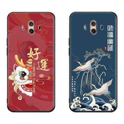 luckrider适用于华为mate10手机壳妈妈用国风新款防摔 meta0全包耐脏软壳 mete10网红保护套学生 男女mato10