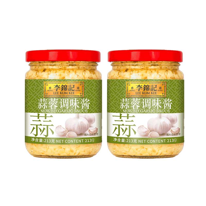 李锦记蒜香浓郁蒜蓉酱213g*2瓶