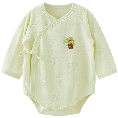 【冰皮棉】微狮牧尼新生婴儿包屁衣天竹纤维初生宝宝连体衣薄款夏