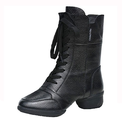 意中飞春秋新款软底现代舞蹈靴