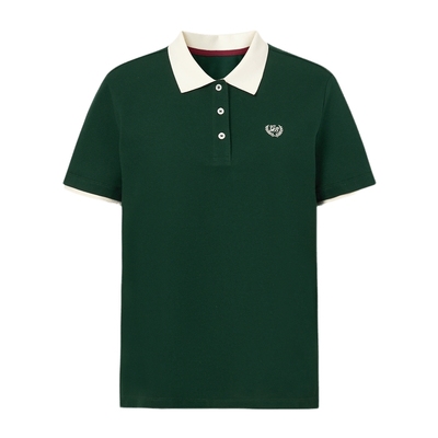 撞色吸汗微弹短袖POLO衫