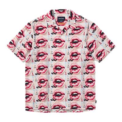thisisneverthat® Lips Rayon Shirt 春夏款印花图案男士短袖衬衫