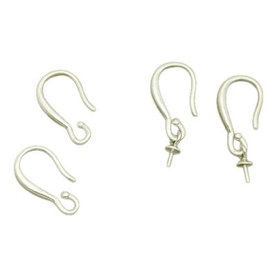 s925纯银加粗耳钩diy配件