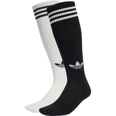 Adidas/阿迪达斯正品三叶草女士针织足球长筒袜两双装JV7413
