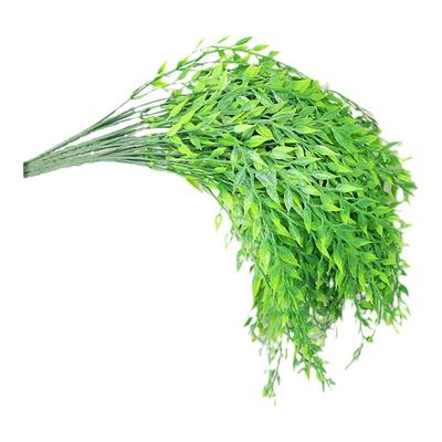 仿真垂柳条柳枝塑料柳树叶植物墙壁挂垂吊树枝舞蹈道具柳树装饰叶