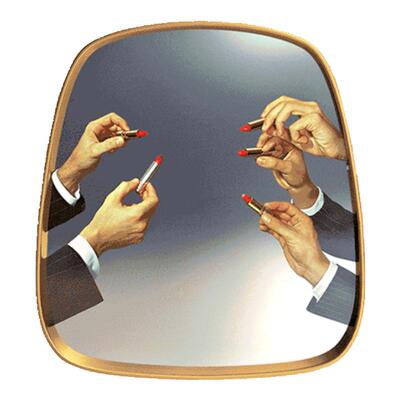 意大利seletti潮流全身镜化妆镜