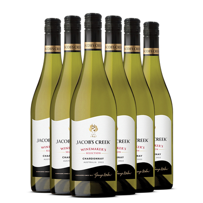 杰卡斯澳洲进口酿酒师臻选霞多丽干白葡萄酒750ml原箱发货金奖