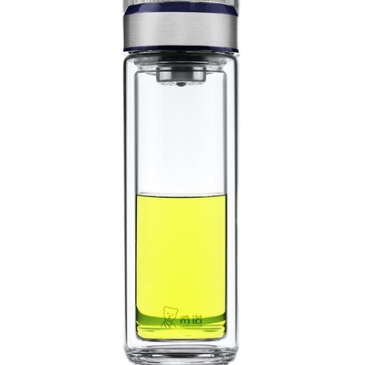 希诺带滤网xn-6710双层玻璃杯