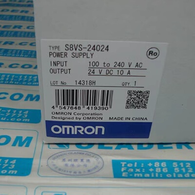 议价S8VS-24024 全新原装 OMRON欧姆龙 开关电源 导轨安装电源供