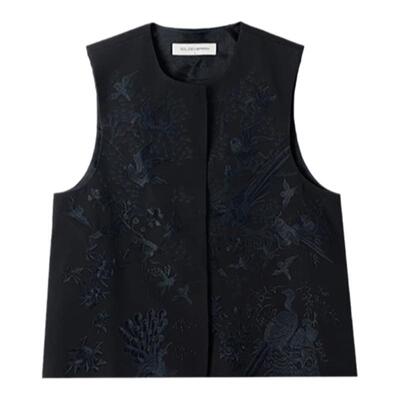 GOLDENBARRY|金和百瑞123137新中式刺绣马甲