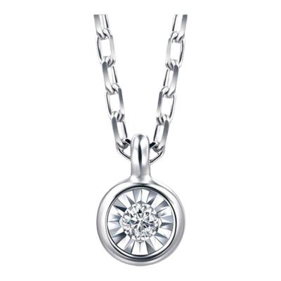 周生生18K金炫幻钻石项链