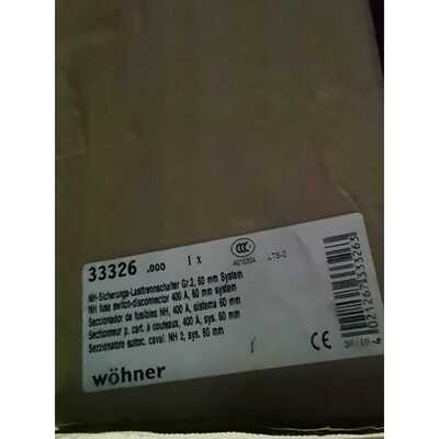【维修议价】德国维纳尔熔断器WOHNER33326400A议价595