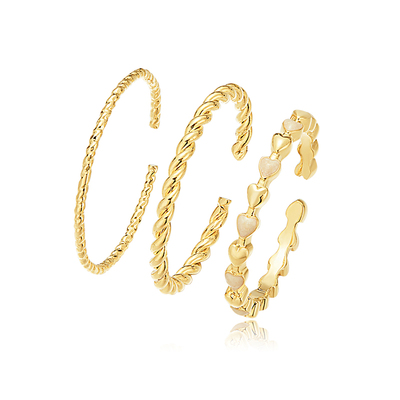 AIR-HORIZON女金属多件套戒指