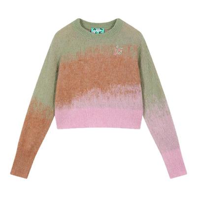 innplanet温柔圆领短款针织衫