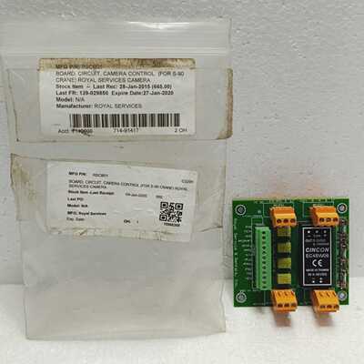 Royal Services RSCB01 Crane Boom Camera Control Card Board N
