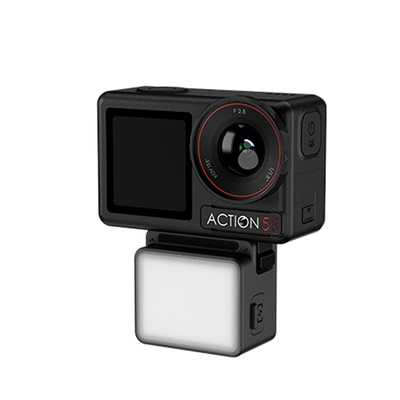 JJC适用大疆Action 6/OsmoNano/action5pro/4/3/Osmo360补光灯led