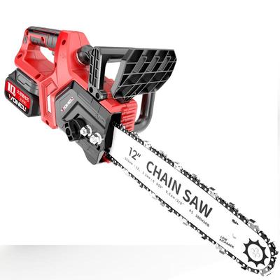 大功率带电显手持锂电锯充电式