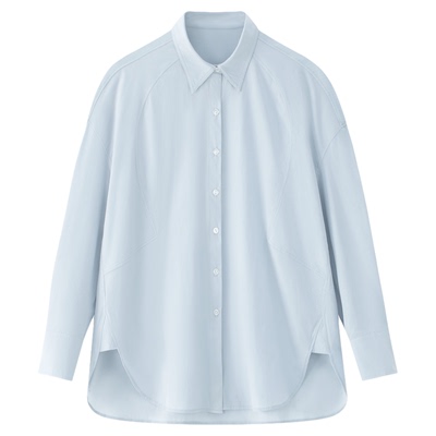 MissWiss凉感防晒衣女百搭休闲外套户外防紫外线透气轻肤防晒衬衫