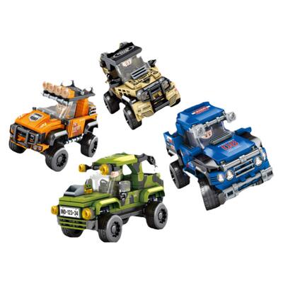 乐毅车模赛车名车益智拼装筑建