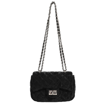 轻奢迷你菱格链条包女2025新款小众设计精致锁扣单肩斜挎手机包女