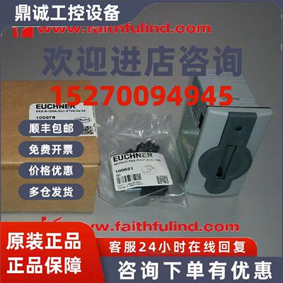 议价Euchner 100378 安士能全新安全开关 EKS-A-IDXA-G01-ST09/03