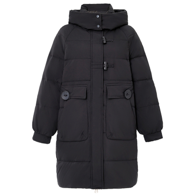 雅鹿冬季中长加厚保暖妈妈羽绒服