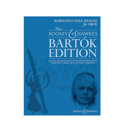 巴托克 罗马尼亚民间舞曲集 双簧管和钢琴 博浩原版乐谱书 Bartok Romanian Folk Dances for Oboe and Piano BH13207