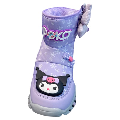 儿童冬季羊皮毛一体雪地靴