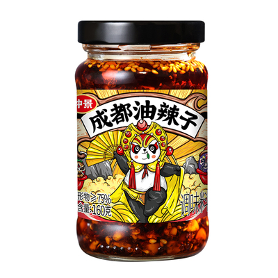 仲景成都油辣子拌饭坚果辣椒酱