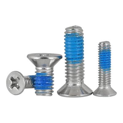 304不锈钢点胶十字沉头螺丝钉