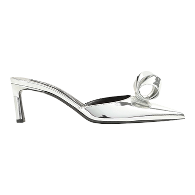 Sergio Rossi/SR女鞋SR BIGOUDI系列纯色镜面高跟鞋