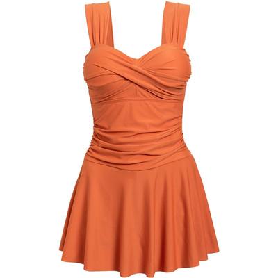 泳衣女泡温泉遮肚显瘦性感裙式