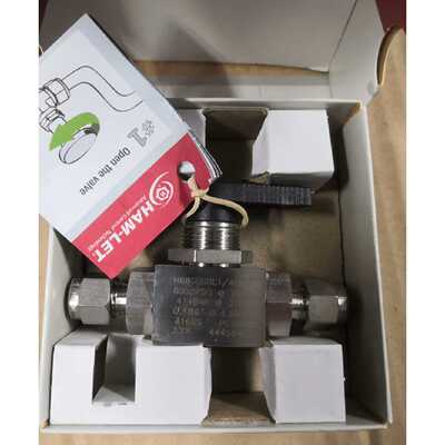 议价哈姆雷特HAM-LET 1/4双卡套接头高压球阀  6000psi   H6800SS