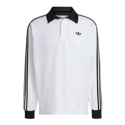 adidas阿迪达斯三叶草男子3S PL运动休闲长袖T恤KE3575