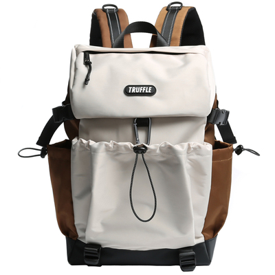 TRUFFLE潮牌大容量旅行双肩包男初中高中学生书包女登山电脑背包