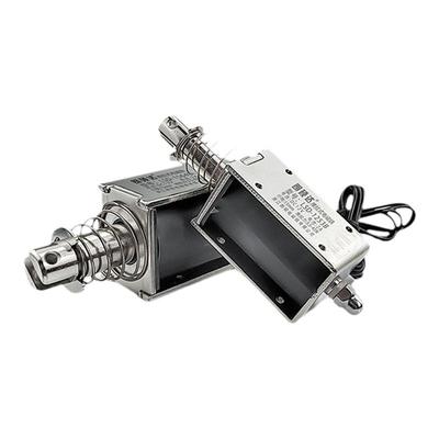 推拉电磁铁微型直流贯穿伸缩撞击