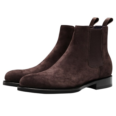 truffaut切尔西靴固特异反绒短靴