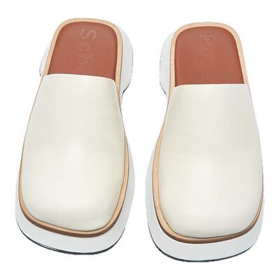 PROENZA SCHOULER 女士复古厚底穆勒鞋凉鞋银泰百货精品 301596