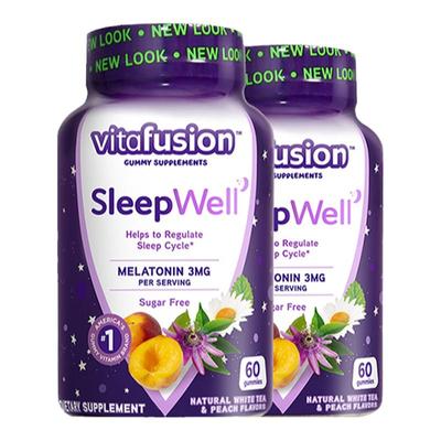 vitafusion褪黑素睡眠软糖*2瓶