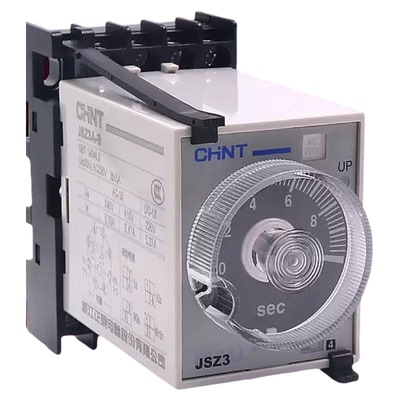ST3P正泰通电B延时断电24V220V10秒60M 380 时间继电器JSZ3A-A D