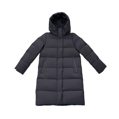 雅鹿羽绒服女士2025冬季新款过膝洋气连帽蓄热保暖90鸭绒长款外套