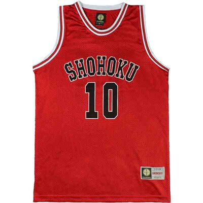 湘北樱木花道红色黑色篮球服