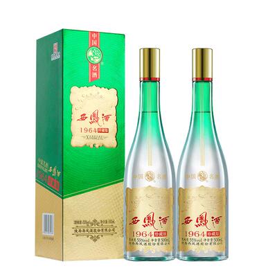 西凤55度珍藏凤香白酒500ml*2瓶