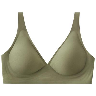 固定杯文胸素肌良品无钢圈软支撑