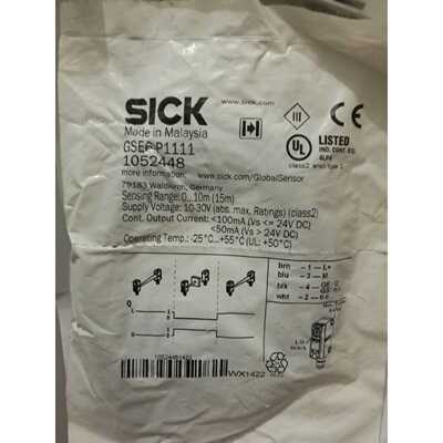 议价SICK自动化工控设备光电传感器 1052448 GSE6-P1111全新 现货