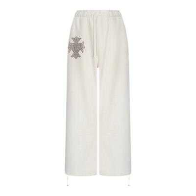 TCH云朵软糯轻盈弹力加绒可束脚直筒休闲裤女2025秋冬T75D20E1011