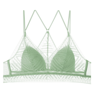 梧桐花开法式少女无钢圈三角杯