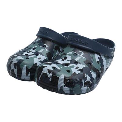 oroccs洞洞鞋迷彩沙滩鞋软底EVA